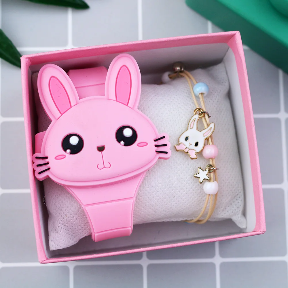 LED-Cartoon-Rabbit-Children-Watches-with-Bratelet-Lovely-Rabbit ...