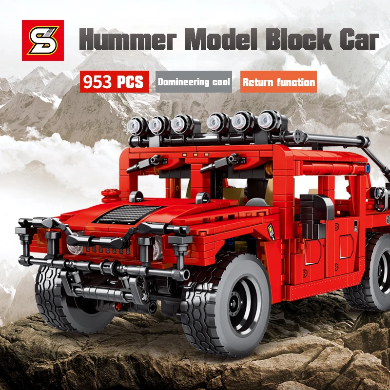 SY-BLOCK-Technical-Cross-country-Car-Model-Building-Blocks-with ...
