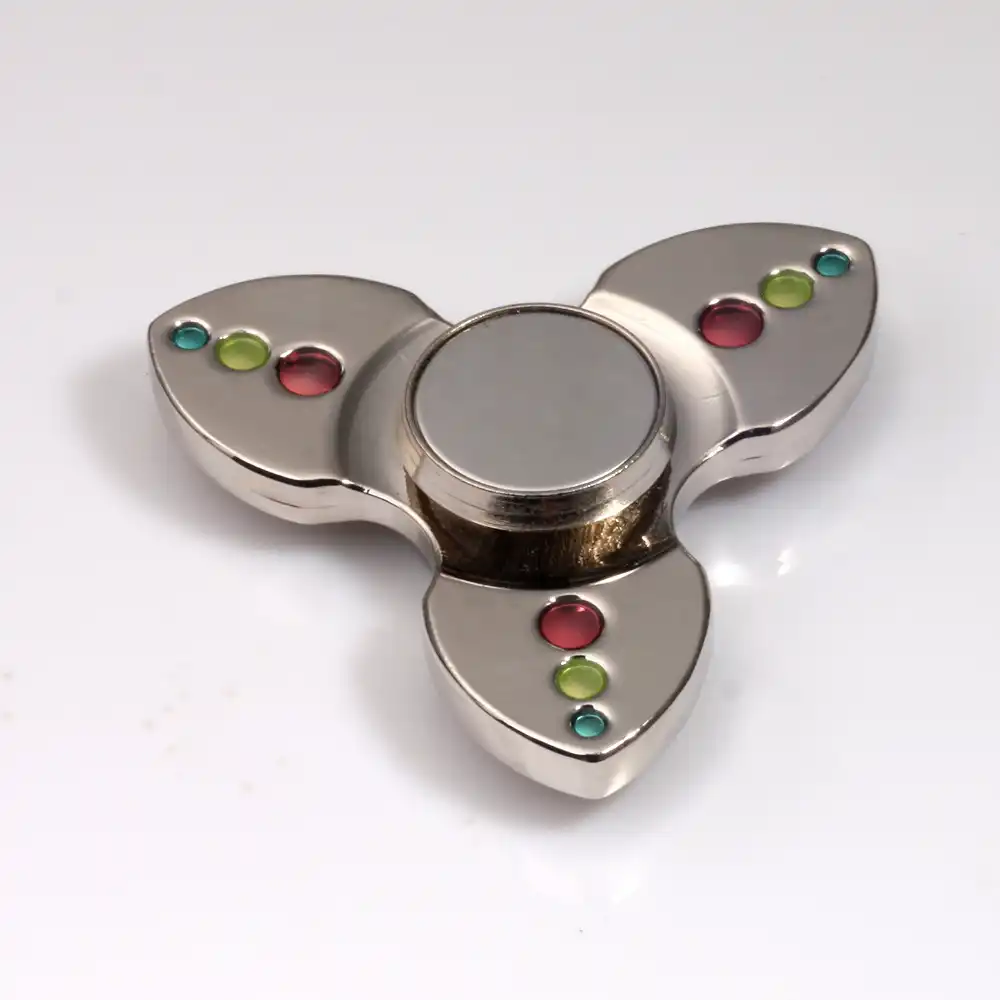 gift three animal bears fidget spinner keychain key ring - 动态图库网