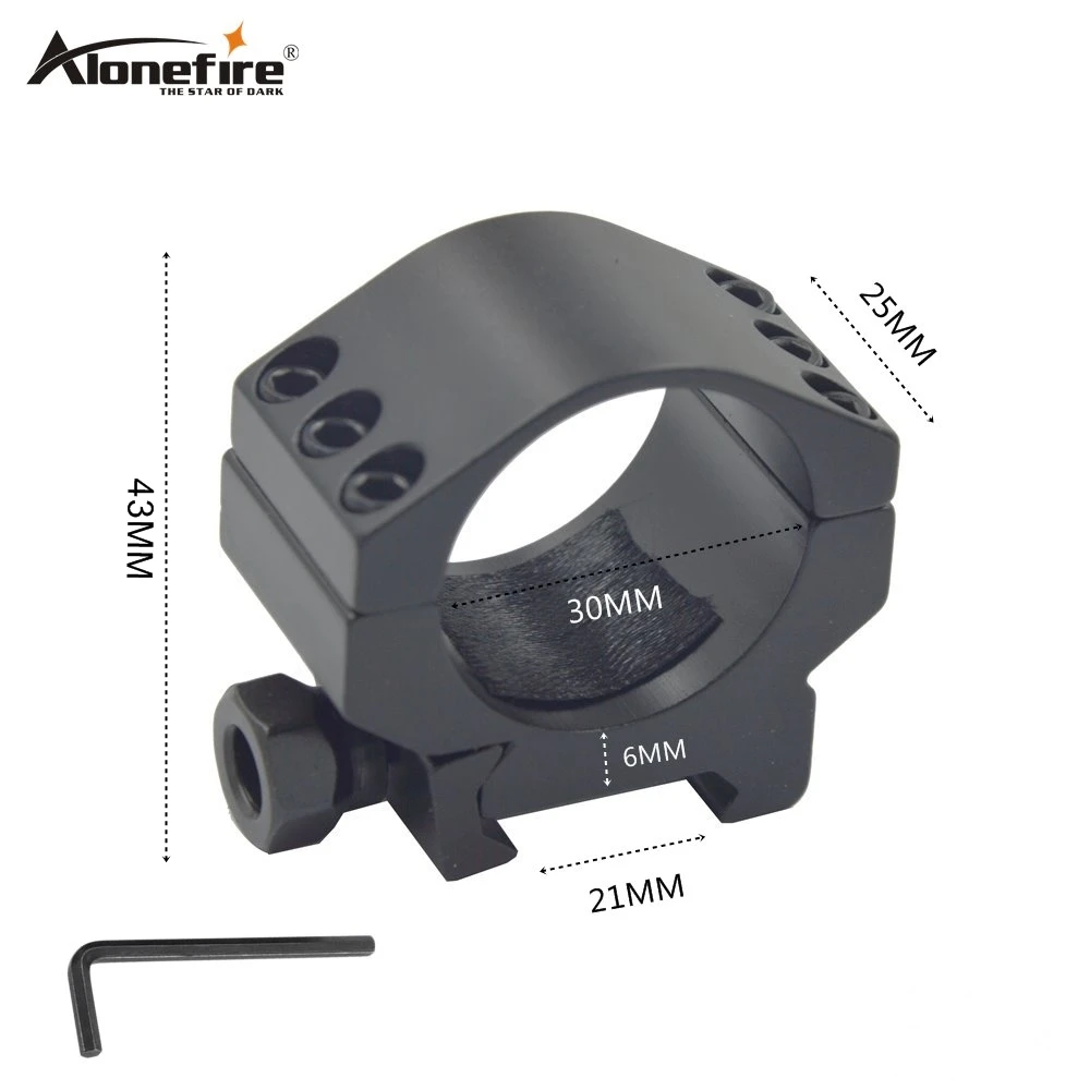 Alonefire M33 30mm Ring 21mm Rail Weaver Dovetail Base Airsoft Rifle ...