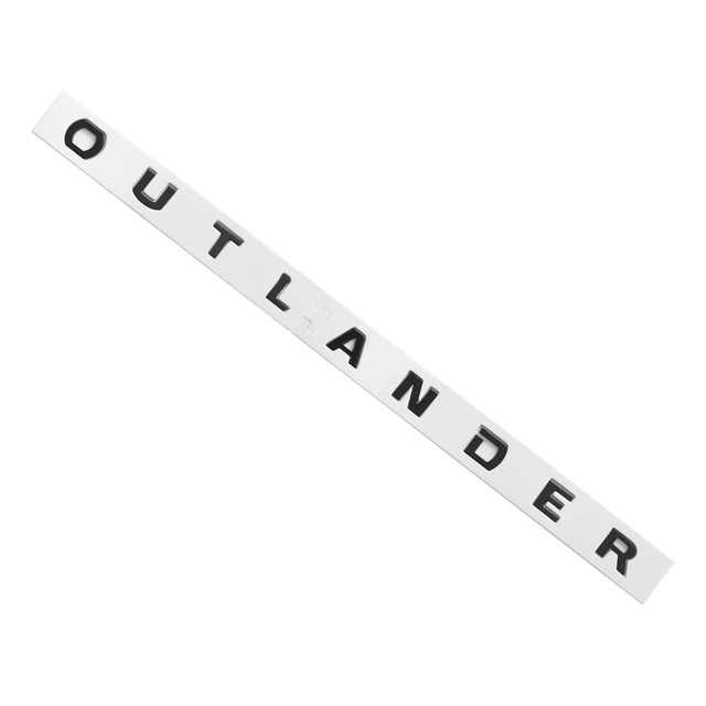 ABS OUTLANDER Hood Sticker Car Engine Cover Sticker For Mitsubishi ...
