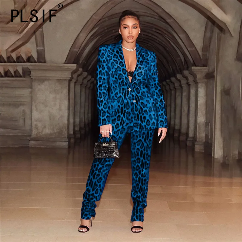 Leopard-Print-Office-Ladies-Elegant-Pant-Set-Autumn-Slim-Full-Sleeve ...