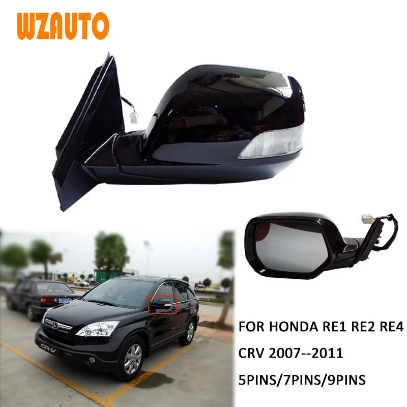 Auto Car Rearview Side Mirror Assy Left Right 76250-swa-h41 76200-swa-h41 For Honda Crv 2007 ...