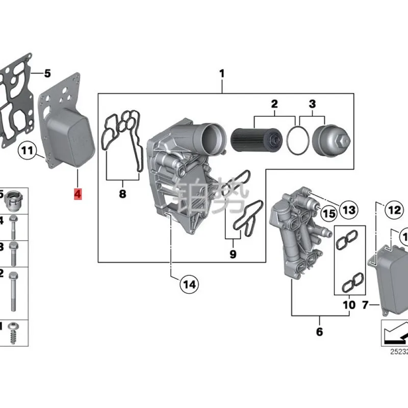 Engine Oil Filter Housing Genuine BMW N47 N57 Diesel F30, 59% OFF