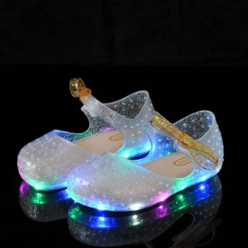 Girls 2020 New Mini Jelly Shoes Kids Beach Sandals Children Princess ...