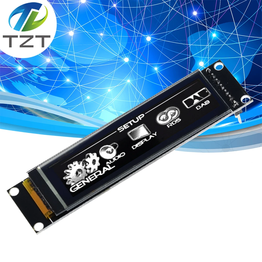 Real Oled Display 2.08" 256*64 25664 Graphic Lcd Module White Display ...