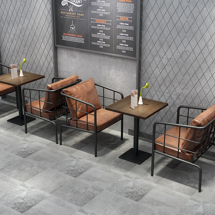 XINHE-coffee-shop-table-and-chairs-milk-tea-shop-fast-food-restaurant ...