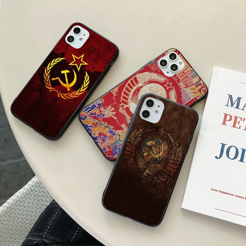 Soviet Union USSR Grunge Cellphone case For iphone XR 5 6 6plus SE 2020 ...