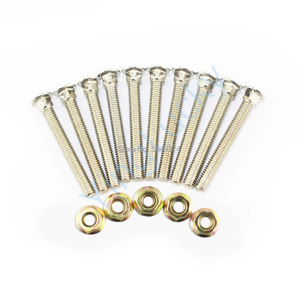 100PCS-Lot-35-4mm-coin-acceptor-screw-nut-fixing-screw-mounting-coin ...