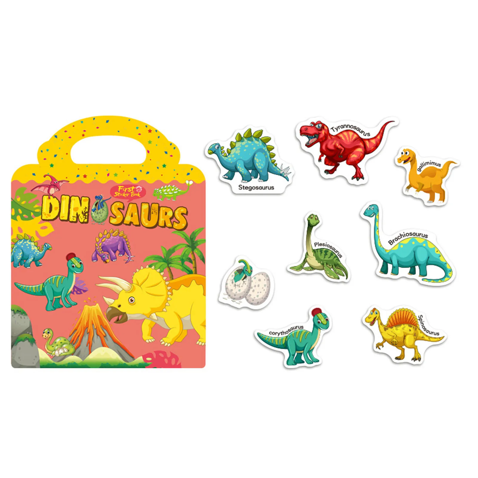 Children Stickers Books Reusable Scenes Stickers for Kids Puzzle ...