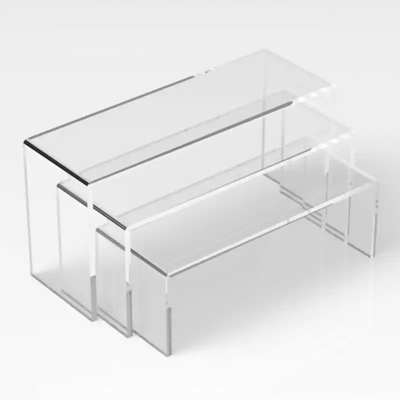 Table Top Retail Display Riser Clear Acrylic U Stand|display risers ...