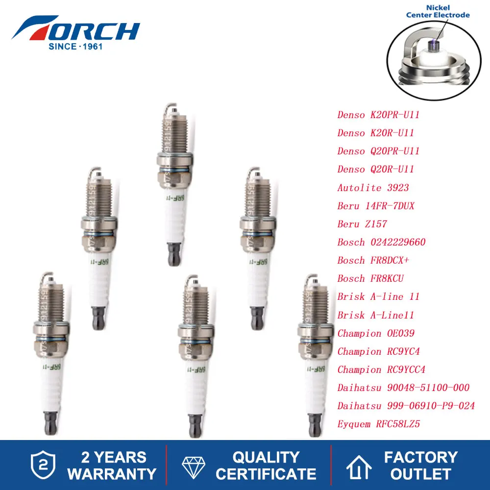 Engine Spark Plug Torch K6rf-11 Replacement Is Suitable For Bkr6e-11 ...