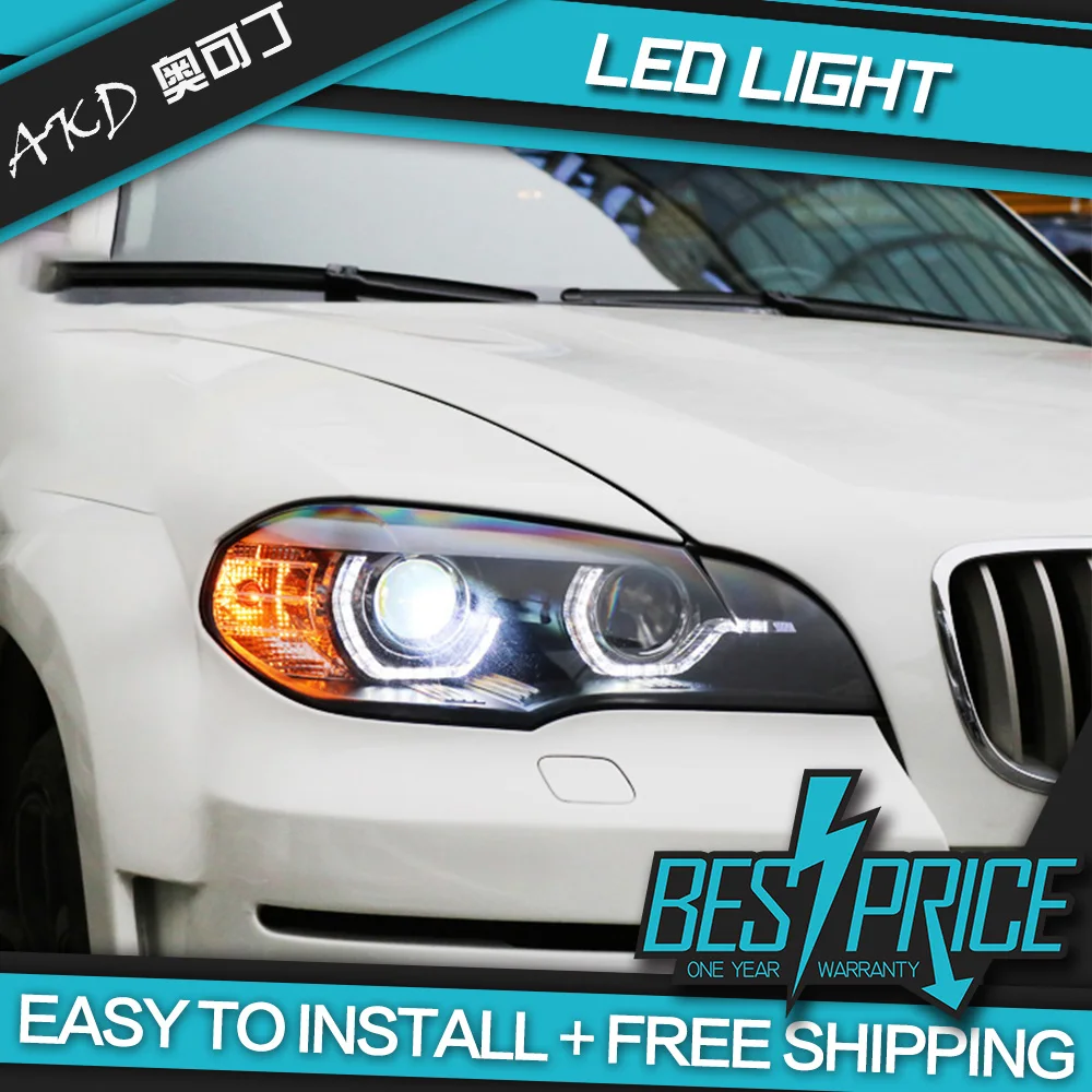 Car Styling For Bmw X5 E70 2007-2013 Headlight For Bmw X5 Head Lamp ...
