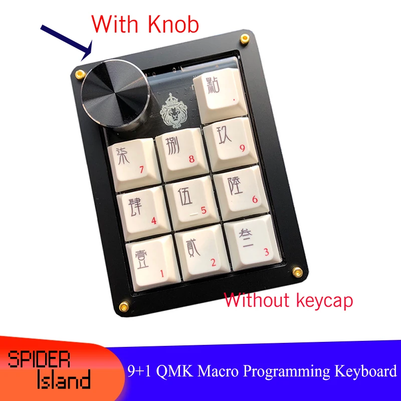 VIA Keyboard Numpad Macropad New Hotswap 9 Keys +1 Knob Key Programming ...