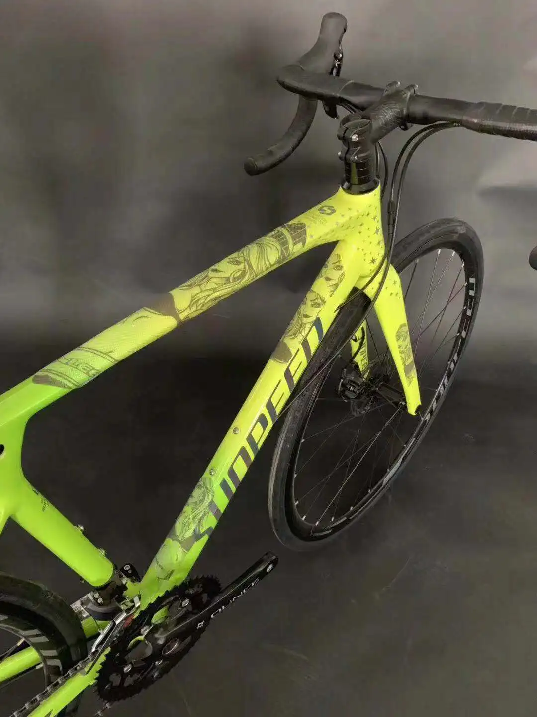 JANTE - ROUE,Film de protection 3D en Pvc pour cadre de vélo de route ...