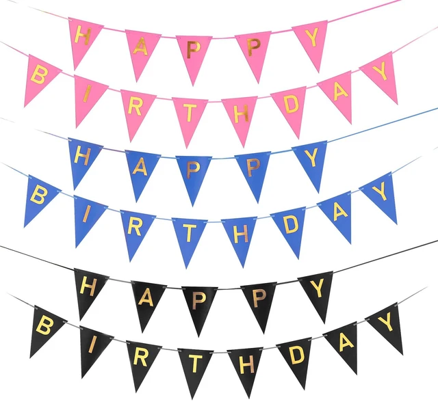 Happy Birthday Pennant Banner Clip Art