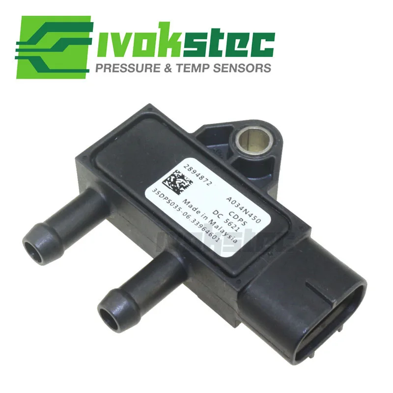Different Exhaust Gas Pressure Sensor DPF Sensor For Cummins ISF 2.8 3. ...