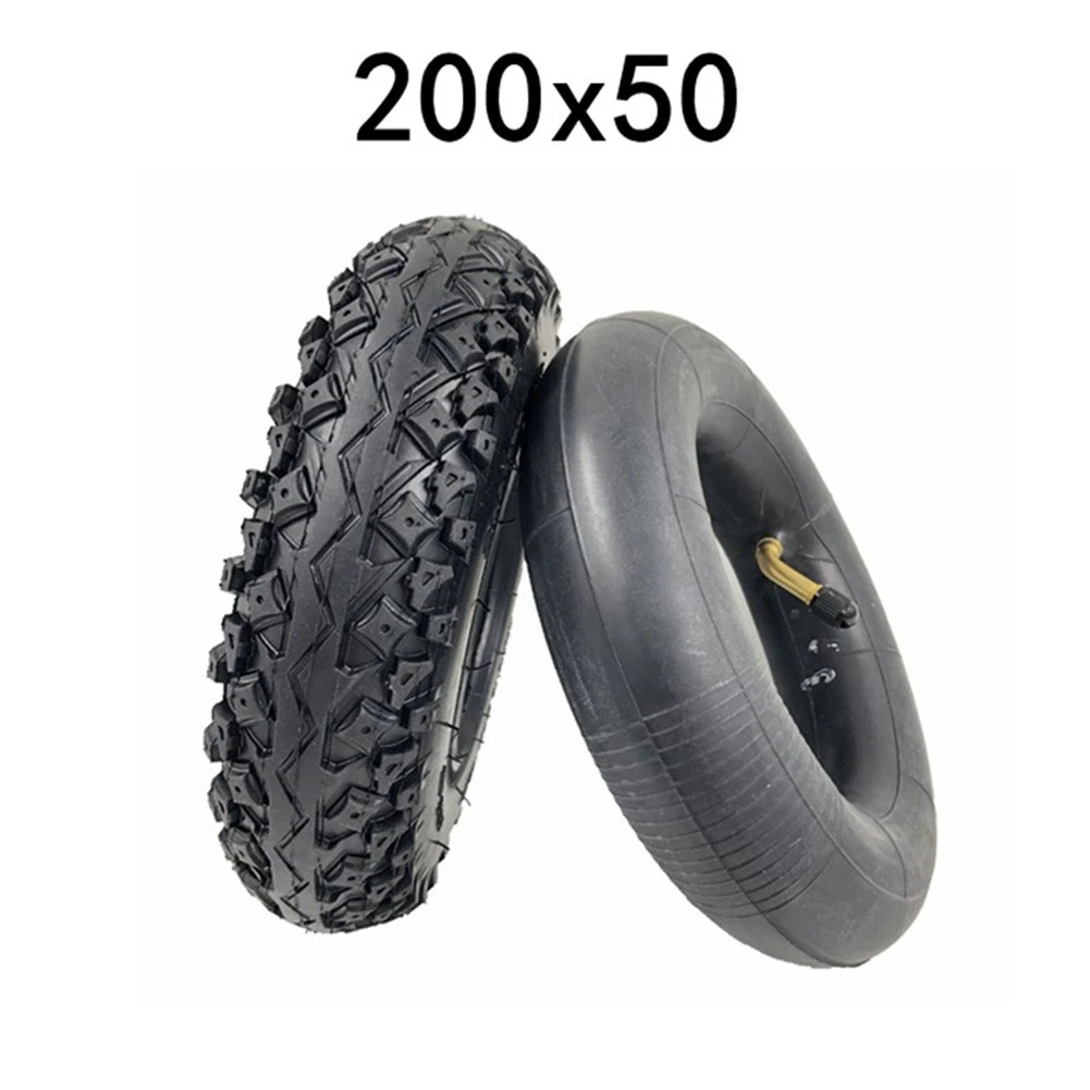 Electric Scooter Abrasion Resistant Inner + Outer Tires 200x50 (8 ...