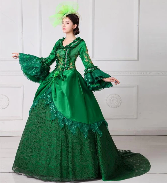 Green Renaissance Gown