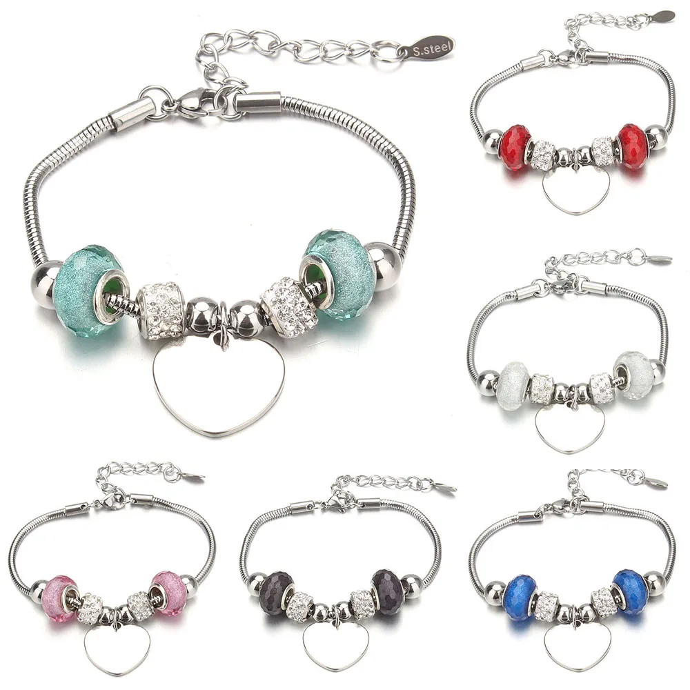 Moda-pulseiras-de-a-o-inoxid-vel-cora-o-forma-charme-pulseiras-para-as ...
