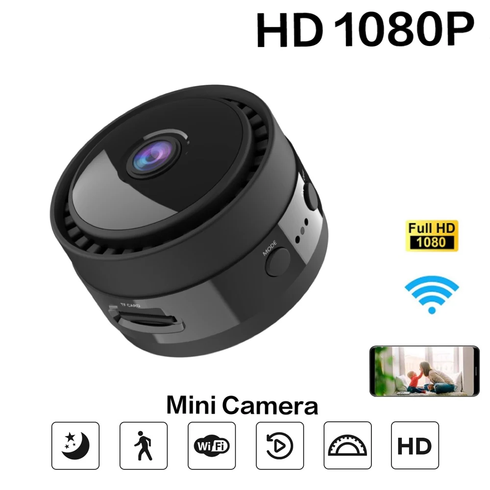 Mini Camera HD 1080P Sensor Night Vision Camcorder Motion Micro Camera ...