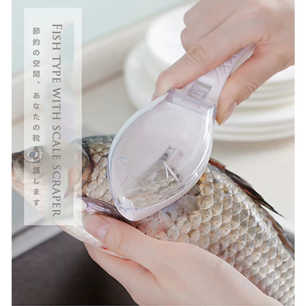 AL06847-Ecailleur à poisson1 pièces échelle de poisson décapant ...