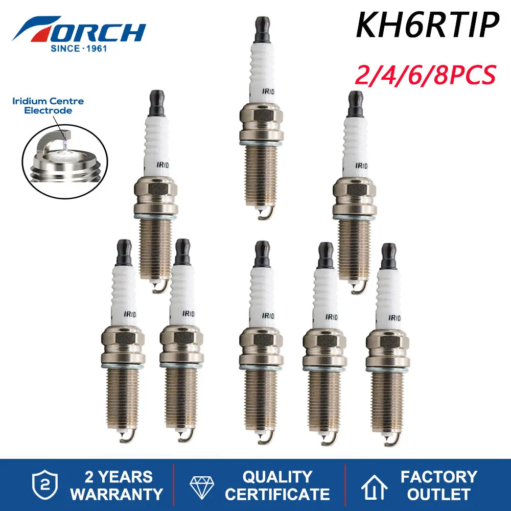 2-8PCS-Iridium-Platinum-Spark-Plugs-Torch-KH6RTIP-Replace-for-Candles-3588-ILFR6A-LFR6D ...
