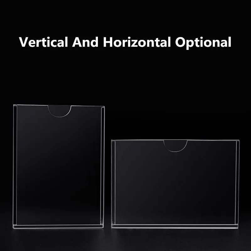 Frameless Clear Acrylic Poster Frames