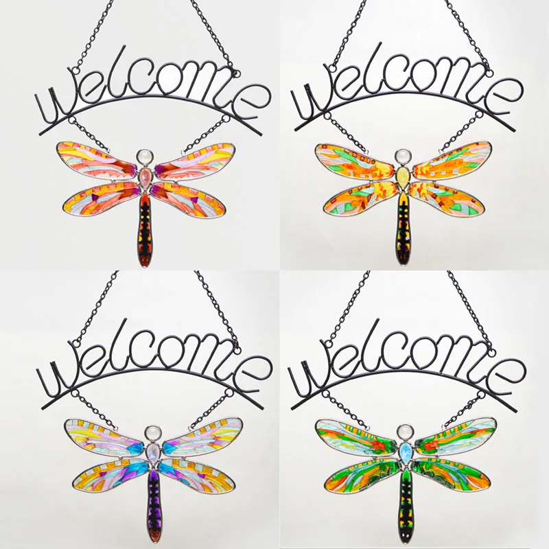 Manufacturers Direct Selling Customizable Painted Glass Dragonfly ...