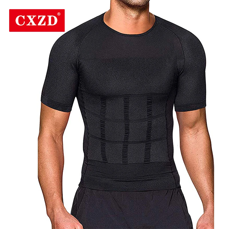 CXZD Seamless emagrecimento colete para homens, treinador de cintura ...