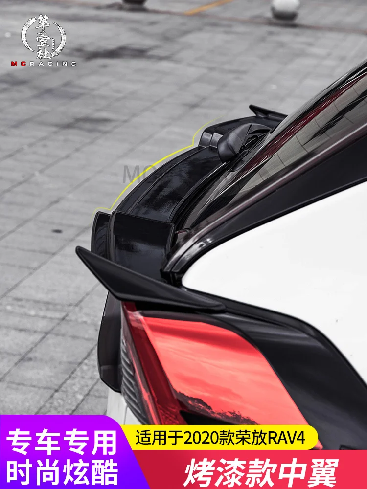 For-2019-2020-New-Toyota-RAV4-Spoiler-High-Quality-ABS-Material-Car ...