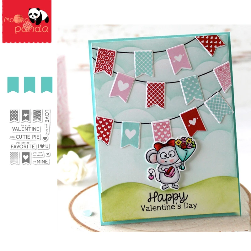 Triangle Circle banners Scrapbooking Dies Metal Cutting Dies Stencils ...