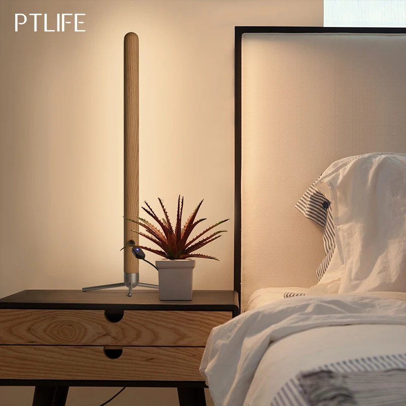 LED-Wooden-Table-Light-Modern-Simple-Design-Vertical-Indirect-Lighting ...