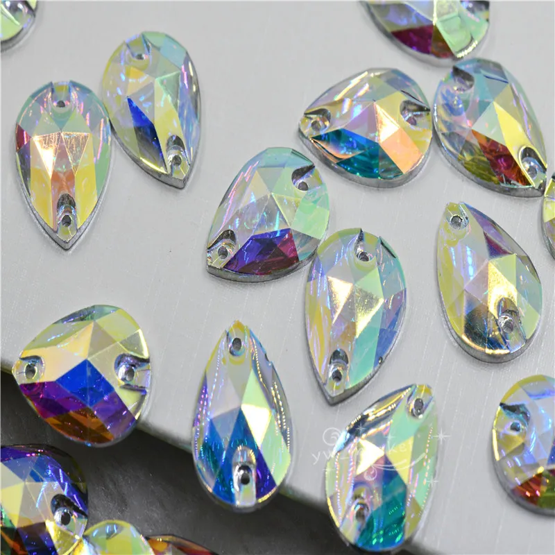 Resin-Flatback-Stones-Bulk-Rhinestone-Applique-sew-on-Crystal-AB-Stones ...