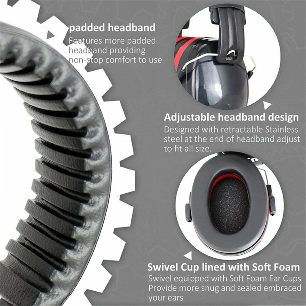 Protections auditives,casque d'écoute 34db,protection auditive,pliable ...