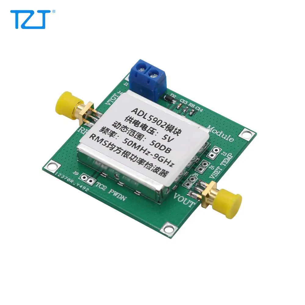 TZT-ADL5902-Module-50MHz-9GHz-RMS-RF-Power-Detector-Meter-65dB-TruPwr ...
