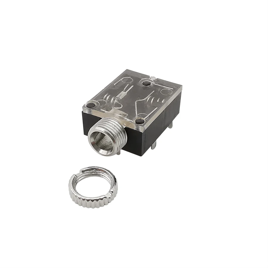 10Pcs 블랙 PJ 324M 3.5mm 스테레오 오디오 소켓 커넥터 PJ324M 5Pin 3.5mm 헤드폰 암 잭 PCB 패널 ...