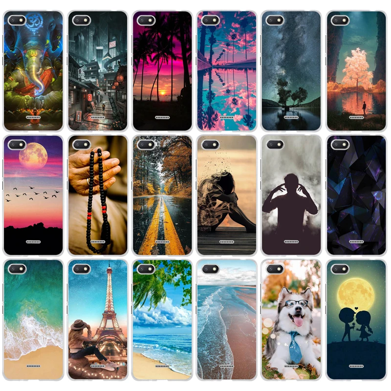 Case For Xiaomi Redmi 6A Case Soft Silicone Cover 5.45" Cartoon Back ...