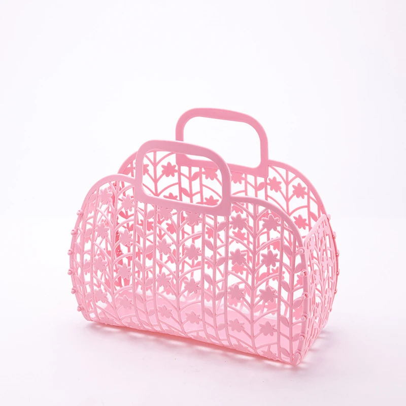 Detachable Shower Basket Plastic Bath Basket Bathroom Hollow Wash ...