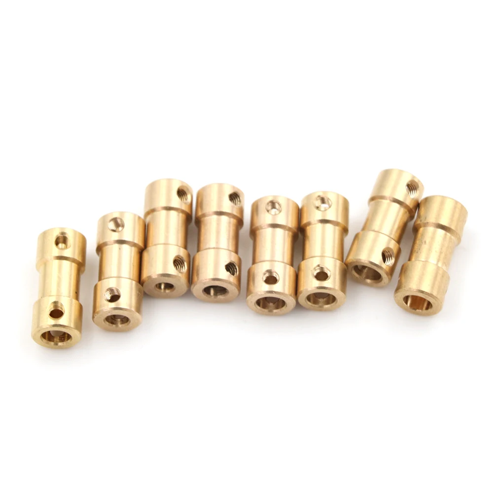 Brass-Flexible-Motor-Shaft-Coupling-Coupler-Motor-Transmission ...