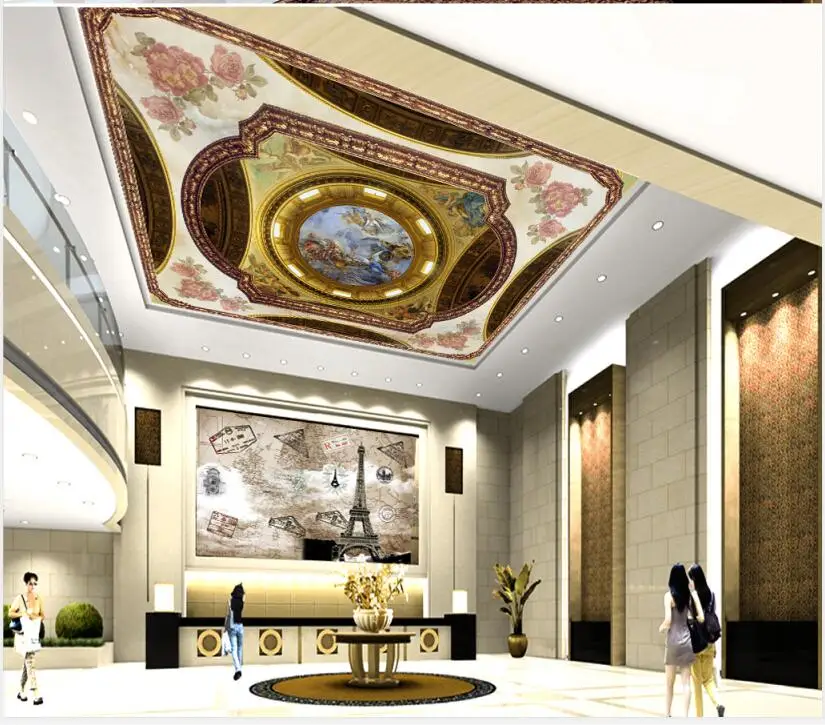 Ceiling-Wallpaper-Murals-Living-Room-Bedroom-Ceiling-Mural-Decor ...