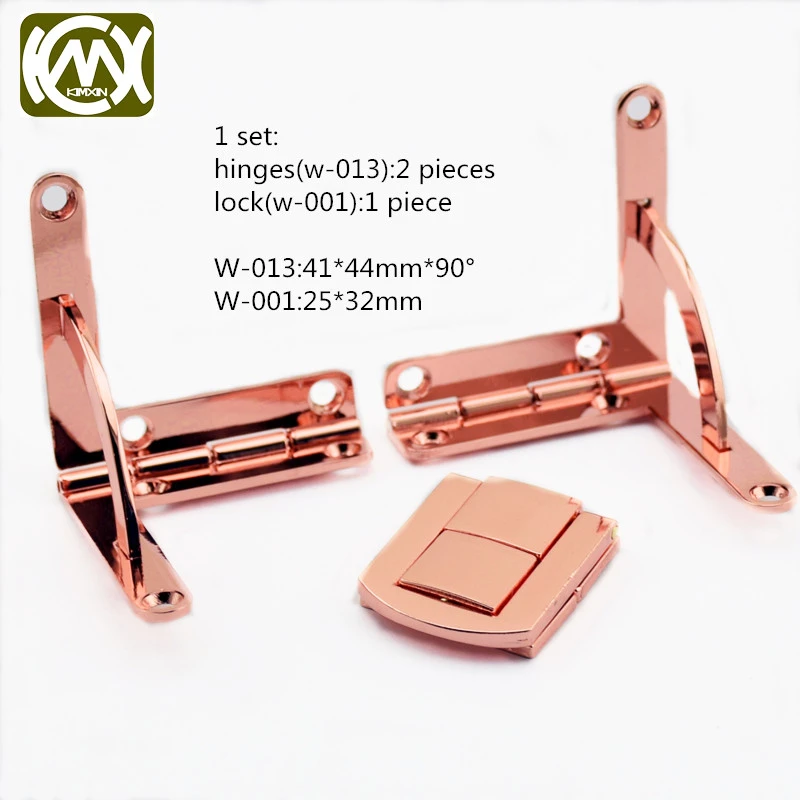 1 Set Kimxin Composite Suite Jewel Box Hinge And Lock Suitcase Box ...