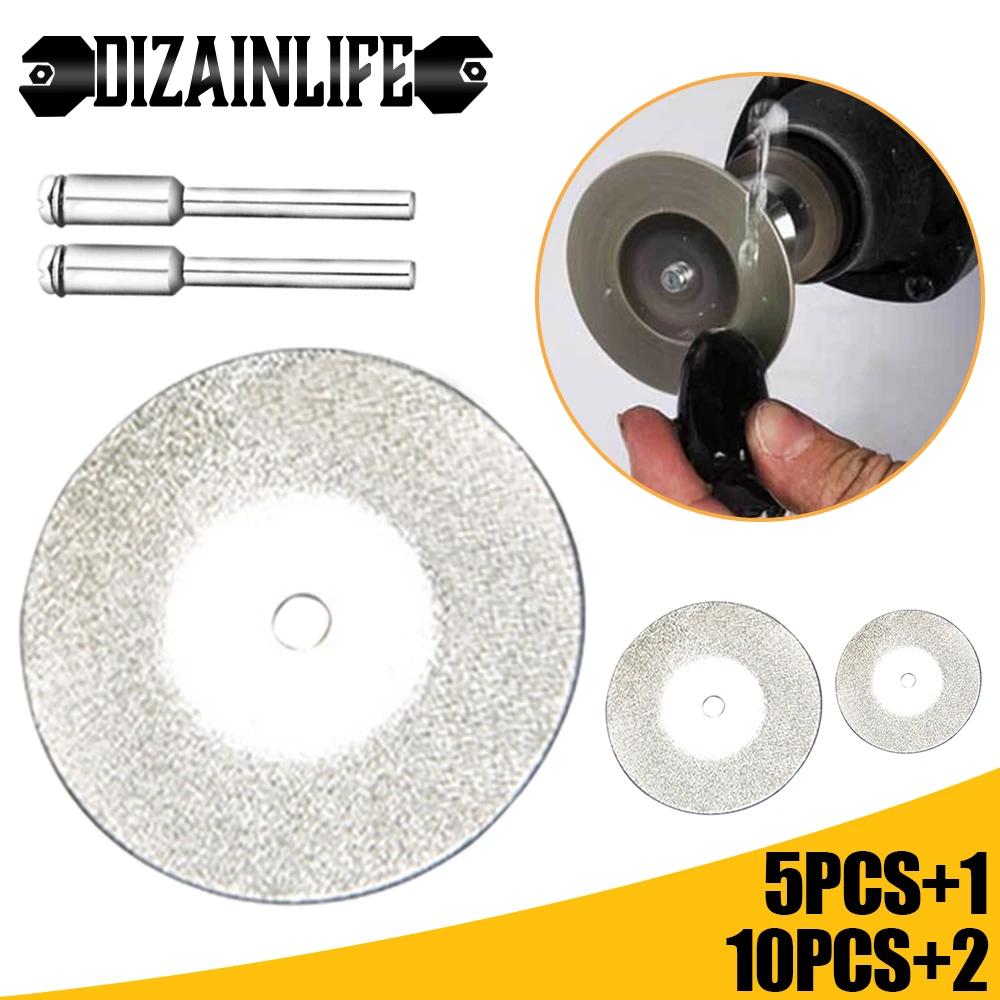 DIZAINLIFE For Dremel Tool Mini Diamond Cutting Disc Rotory Accessories ...