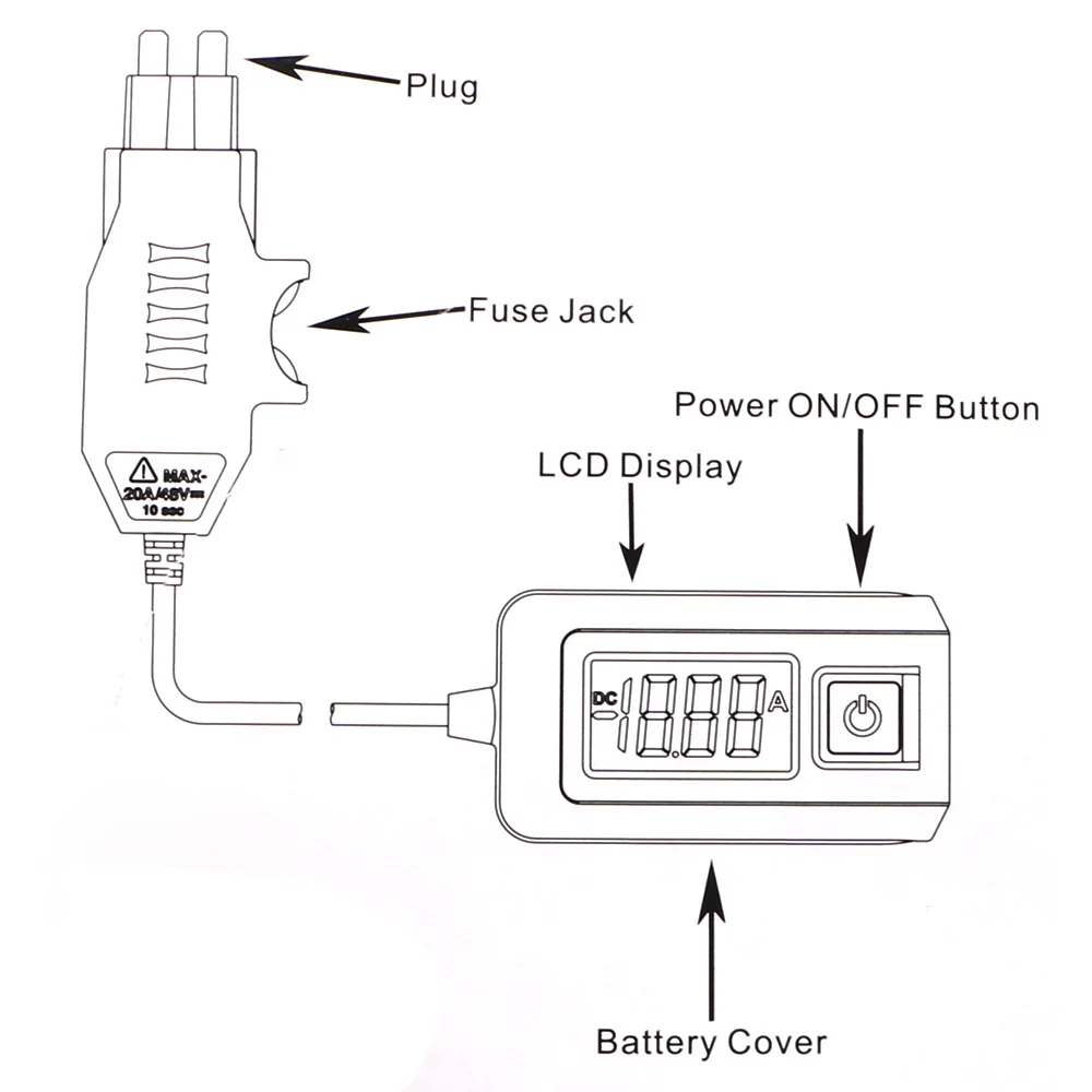 Купить дешево 0.01a~19.99a Vehicle Fault Detection Ae150 12v 20a Car ...