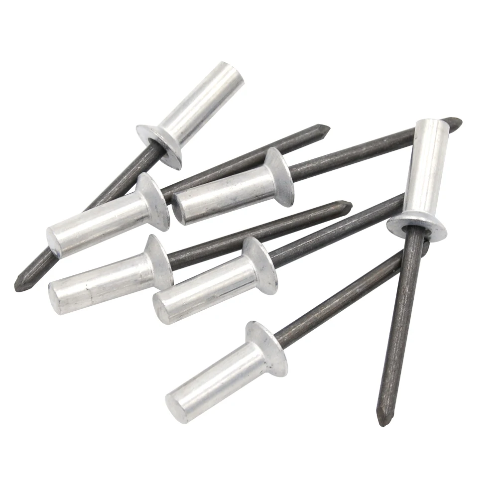 DIN 15973 100pcs M3.2/M4/M4.8/M5 Aluminum Countersunk Head Closed End ...