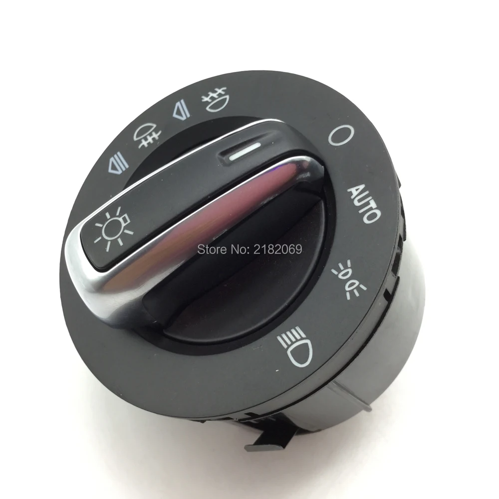 아우디 A3 A6 S6 C6 RS6 올로드 Q7 용 크롬 헤드라이트 스위치 컨트롤, 4FD941531A ,4F1941531E ...