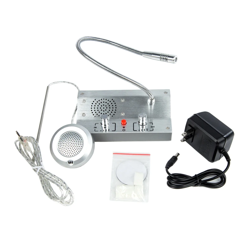 2 Way Wireless E330 Service Interphone for Bank Office Window Counter ...