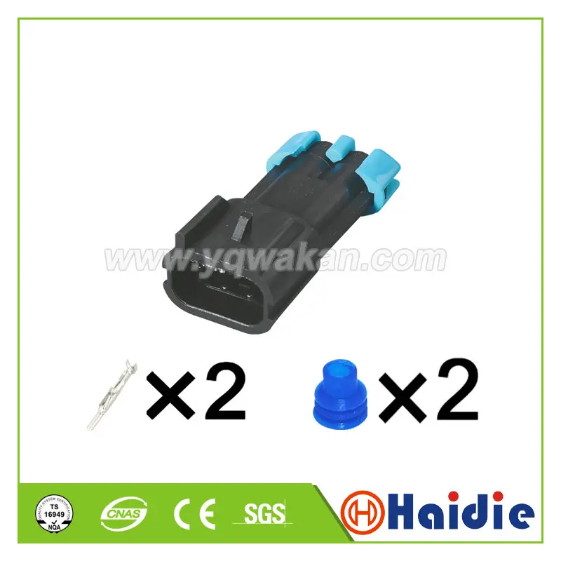 5sets 2pin 2 Way Female Sensor Plug Auto Car Fan Plug Wire Connector ...