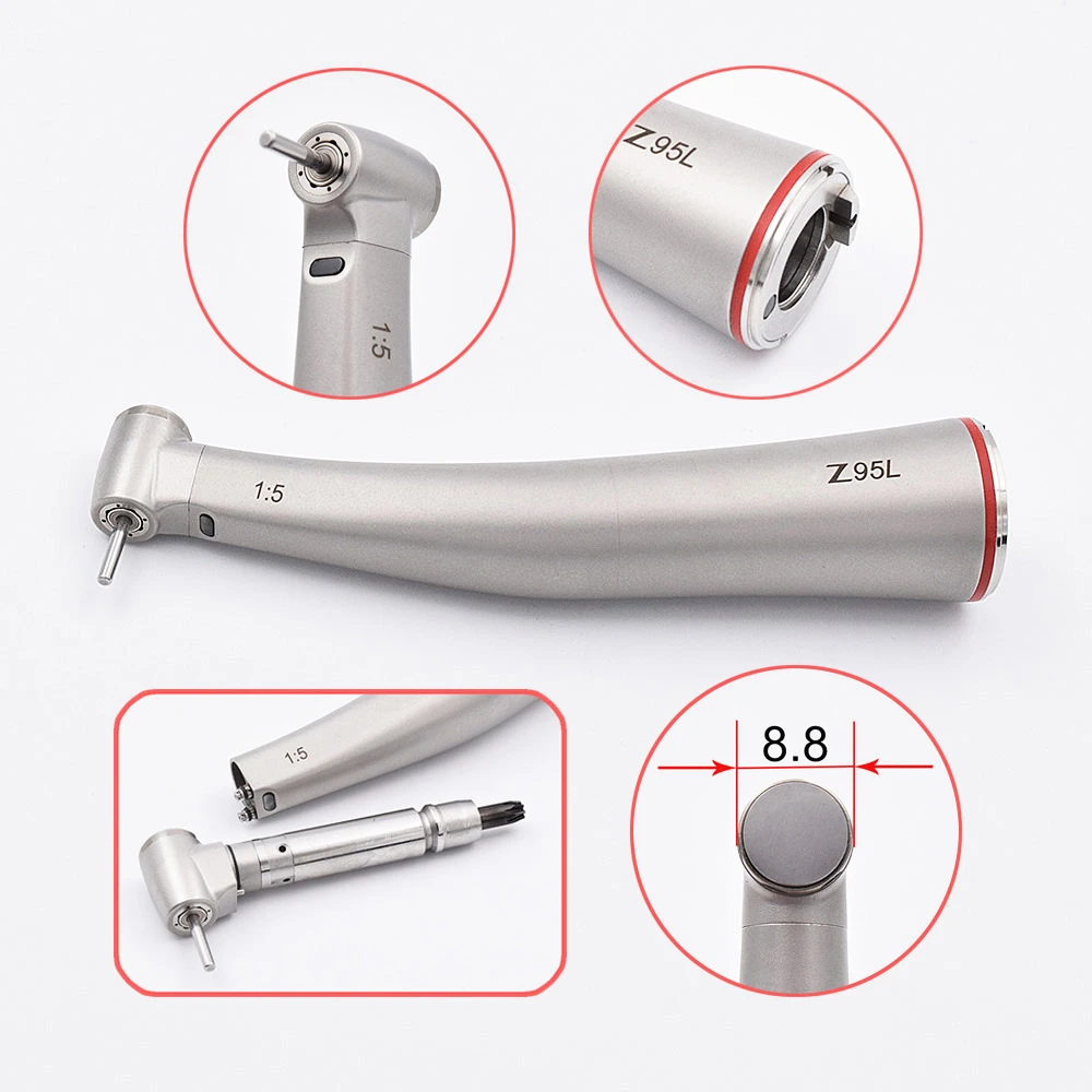 Z95l Mini Dental 1:5 Increasing Fiber Optic Contra Angle Low Speed ...