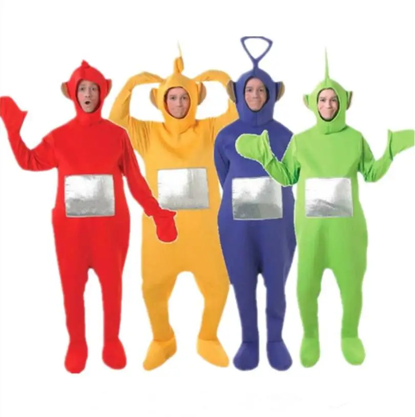 Funny Adult Kids Teletubbies Cosplay Bodysuit Cute Carnival Party ...